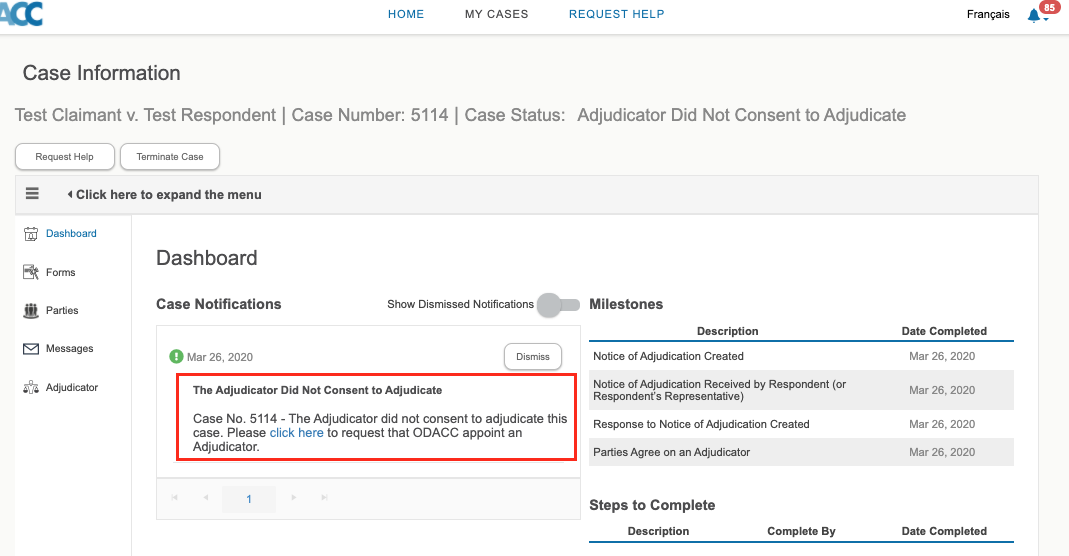 Selecting an Adjudicator - odacc.ca